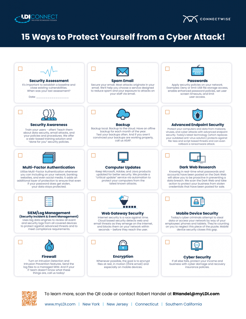 15 Ways to Protect Yourself from a Cyber Attack